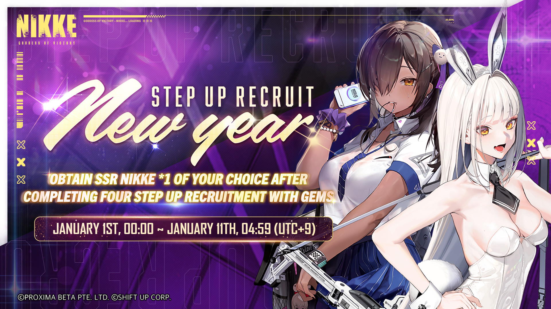 New Year Step up Information and Nikke Priority | Nikke: Goddess of Victory